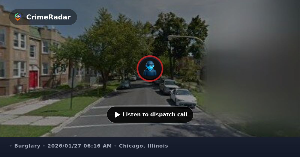 Officers respond to possible burglary near West Deming, Chicago IL ...