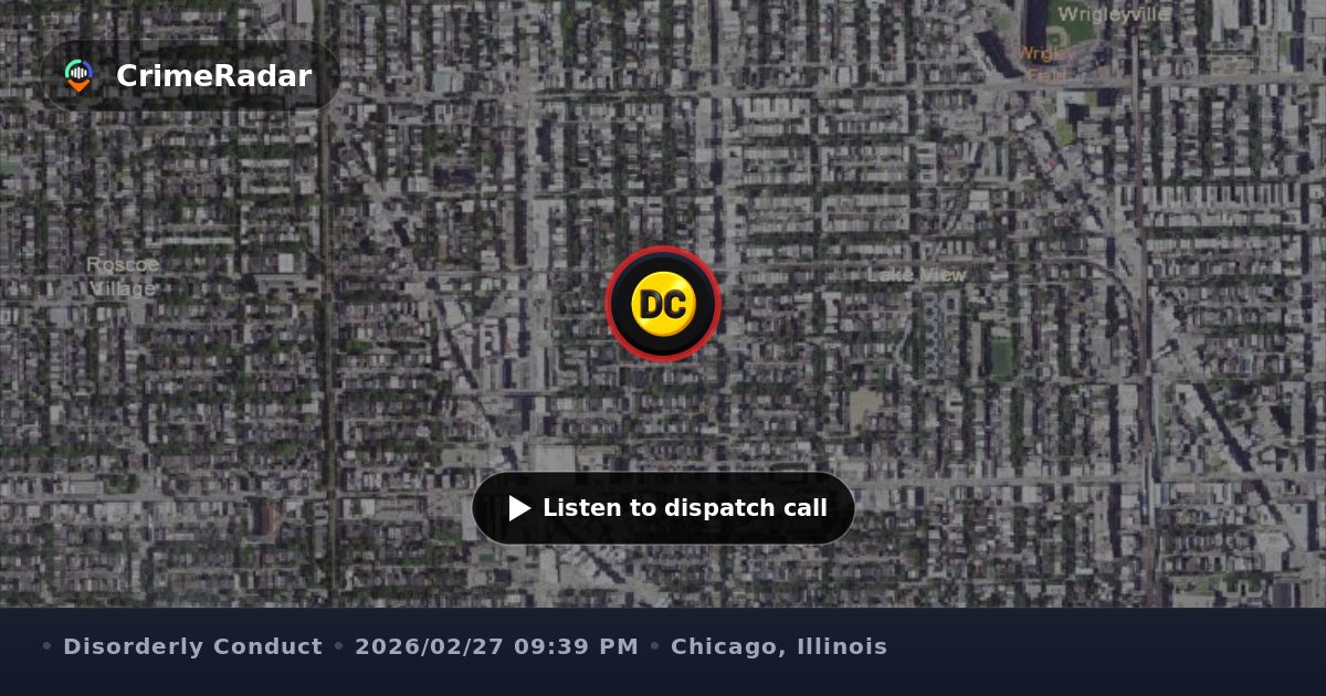 Screaming and running reported in alley, Chicago IL | CrimeRadar