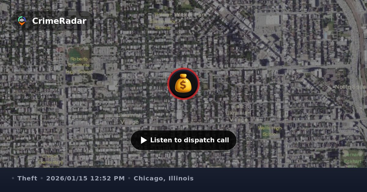 Possible theft near North Damen Ave, Chicago IL | CrimeRadar