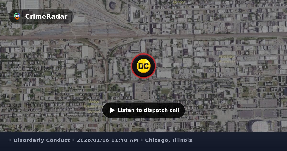 Disturbance at pizza restaurant on West Madison St, Chicago IL | CrimeRadar