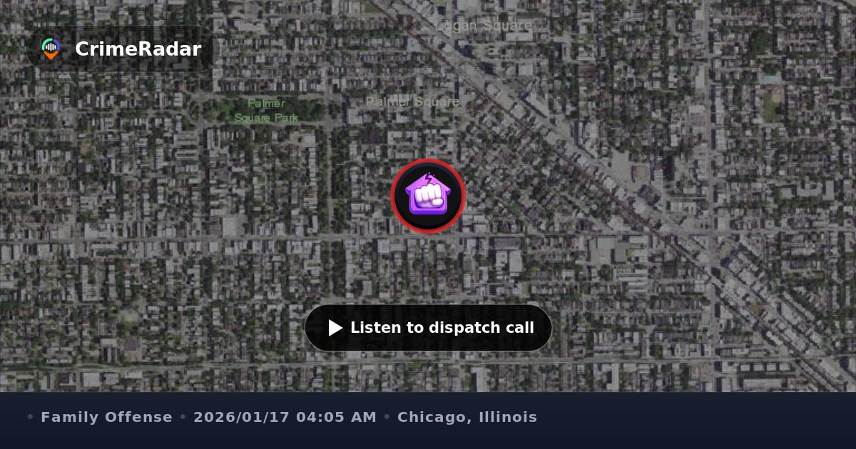 Possible domestic disturbance near North Talman Ave, Chicago IL ...