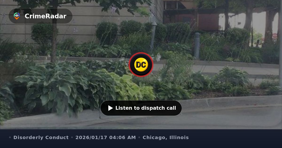Disturbance reported near Rush University Medical Center, Chicago IL ...