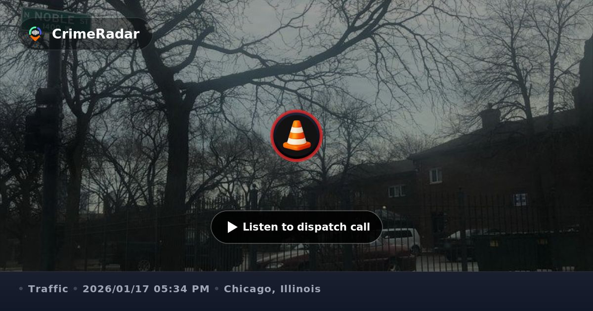 Apparent traffic accident near Division and Noble, Chicago IL | CrimeRadar