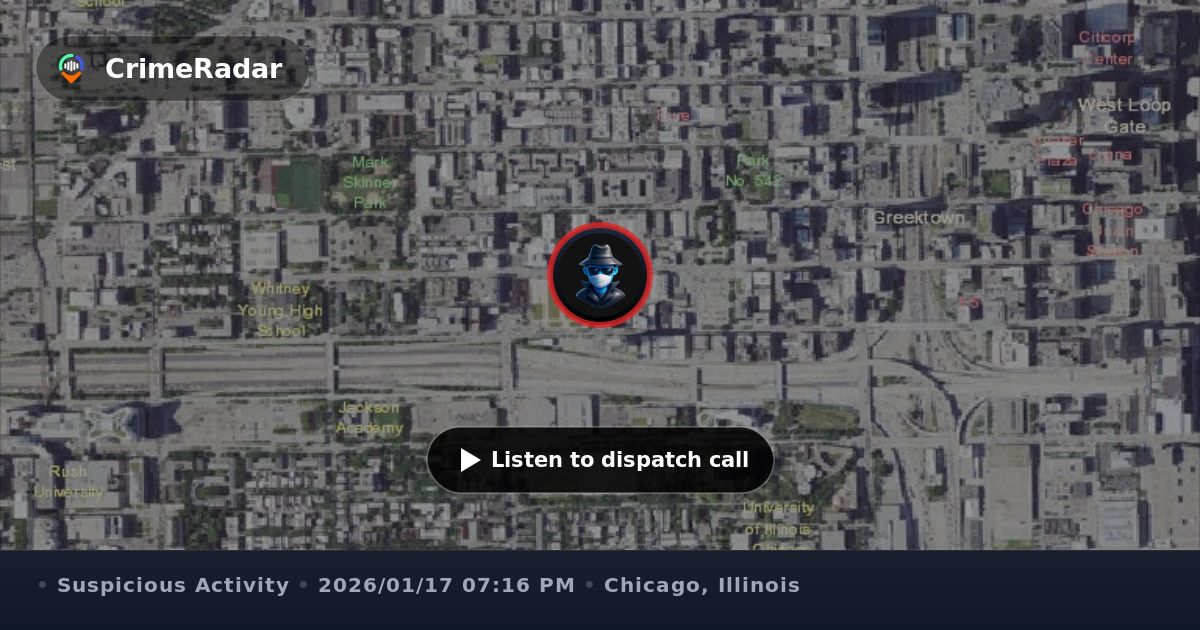 Possible distress signal observed near Van Buren St, Chicago IL ...