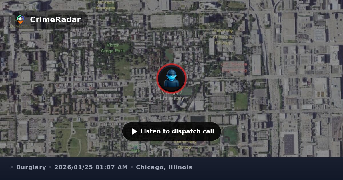 Possible burglary alarm at Chicago Tech, Chicago IL | CrimeRadar