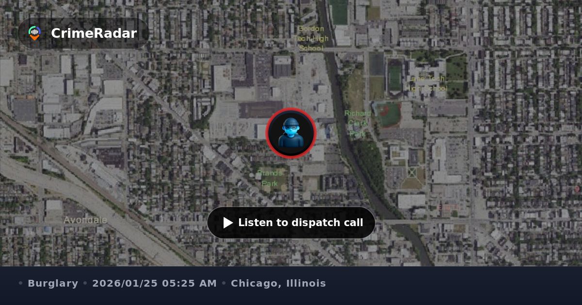 Possible break-in at business on North Elston Ave, Chicago IL | CrimeRadar