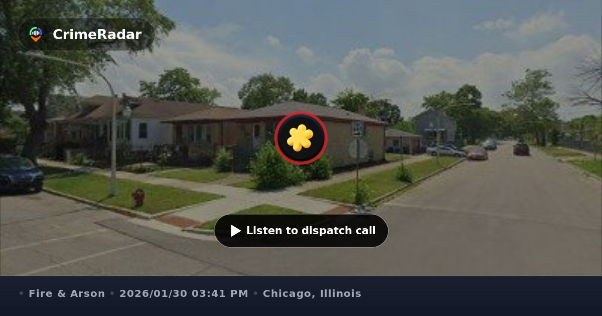 Fire reported under train tracks near 68th and Wolcott, Chicago IL ...