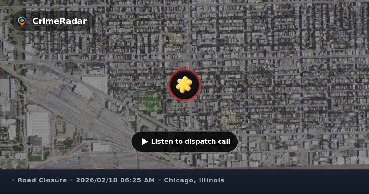 Traffic lights malfunction at Hubbard and Oakley, Chicago IL | CrimeRadar