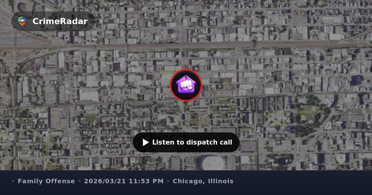 Domestic dispute over alleged inappropriate touching, Chicago IL | CrimeRadar