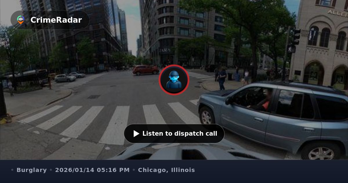 Burglar alarm checked near Michigan and Huron, Chicago IL | CrimeRadar