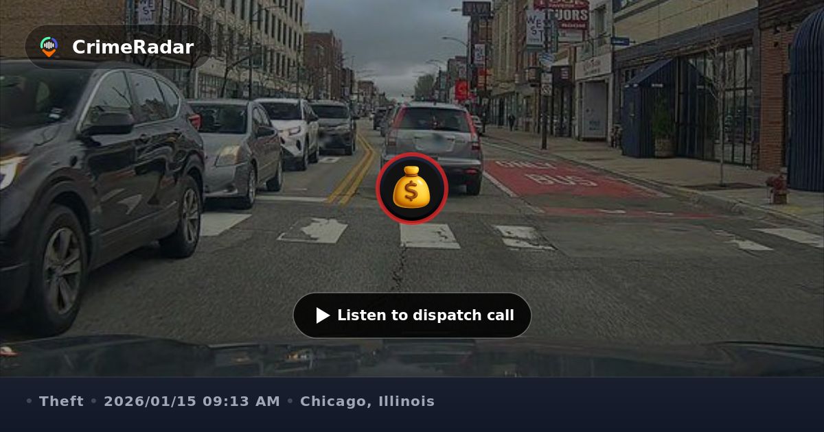 Possible theft investigated near Augusta and Chicago, Chicago IL ...