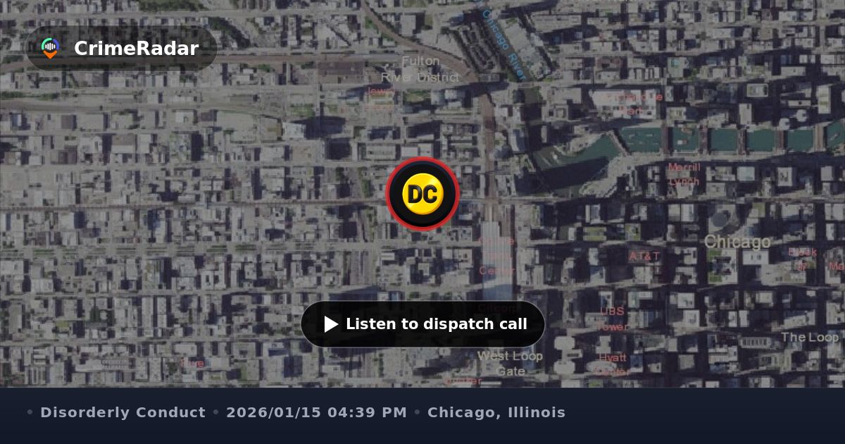 Possible altercation on CTA bus near Jackson Blvd, Chicago IL | CrimeRadar