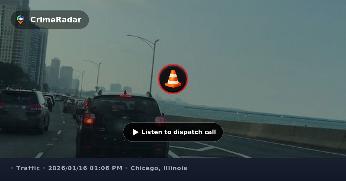 Vehicle blocks lane near Lake Shore Dr, Chicago IL | CrimeRadar