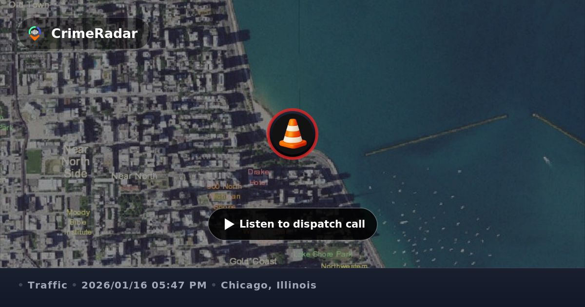 Traffic stop near North Rush Street, Chicago IL | CrimeRadar