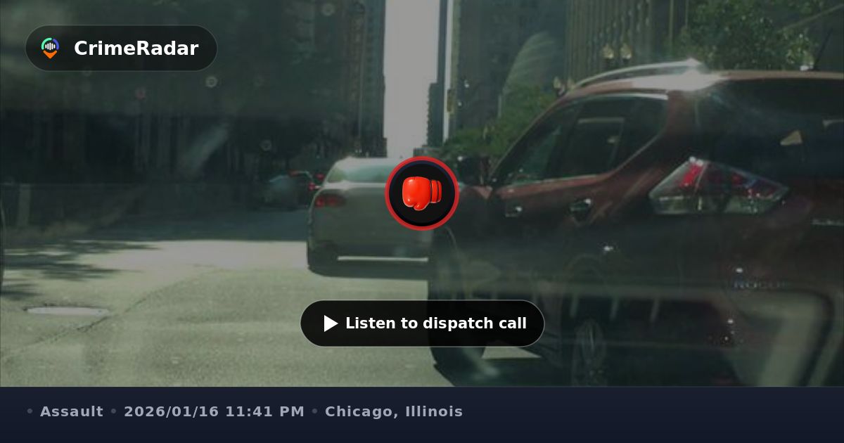 Possible distress call near West Randolph St, Chicago IL | CrimeRadar