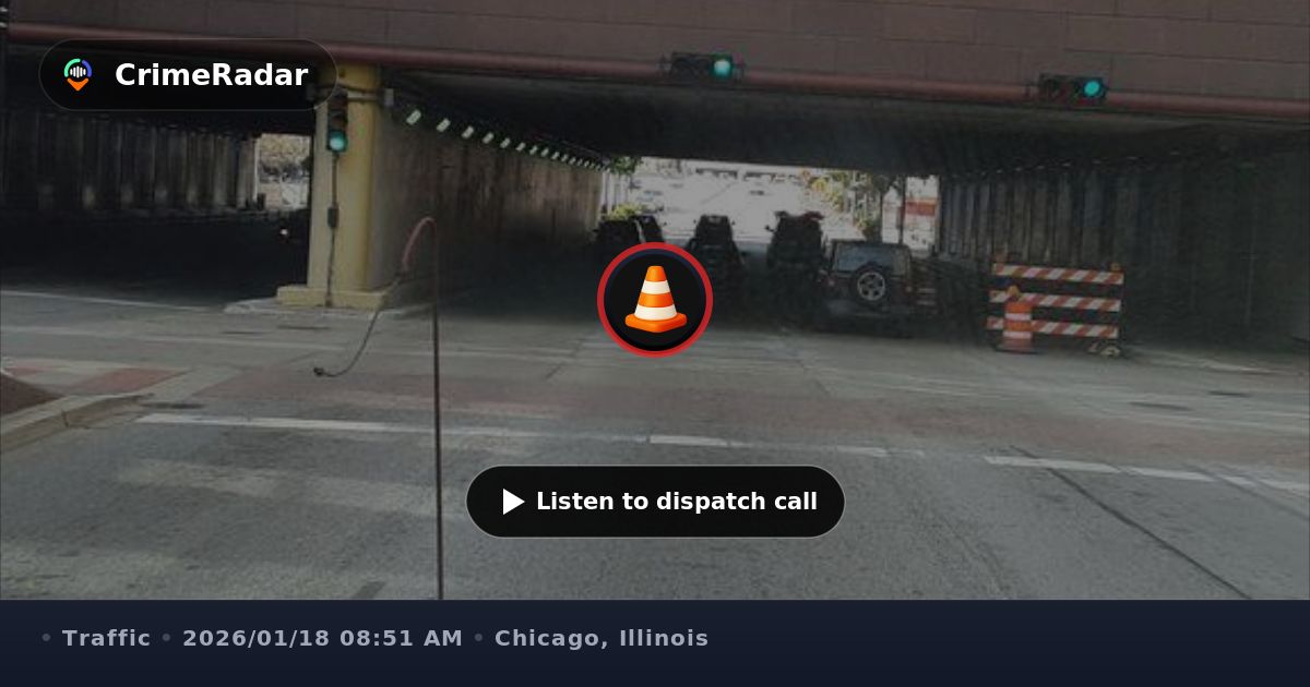 Traffic accident near Ida B. Wells and LaSalle, Chicago IL | CrimeRadar