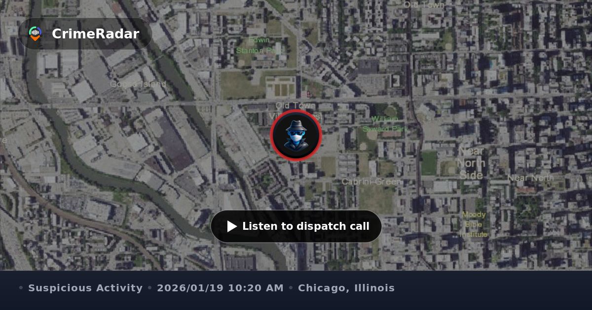 Officers check possible security concern on Kingsbury St, Chicago IL ...