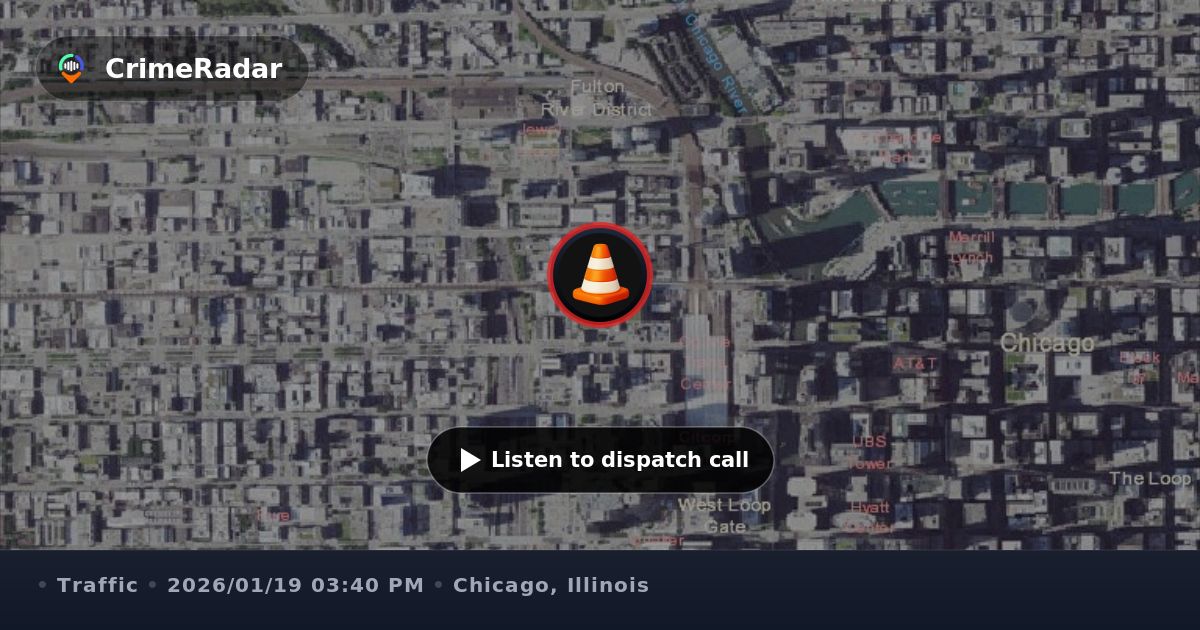Two-car collision near West Madison St, Chicago IL | CrimeRadar