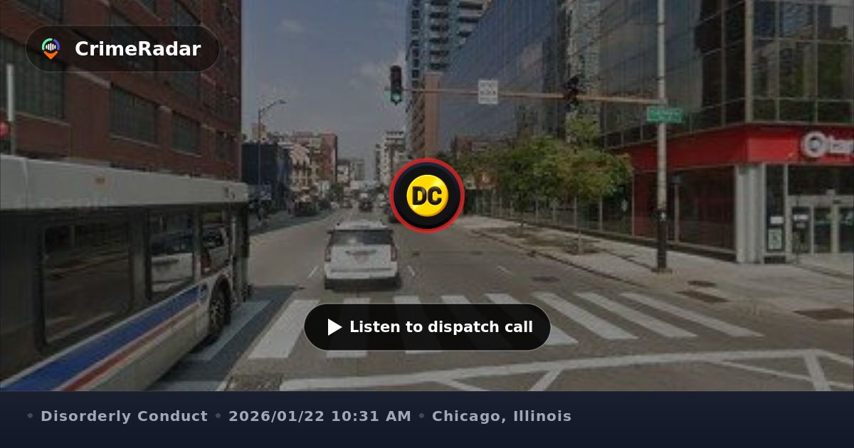 Possible disturbance at gas station near La Salle Dr, Chicago IL ...