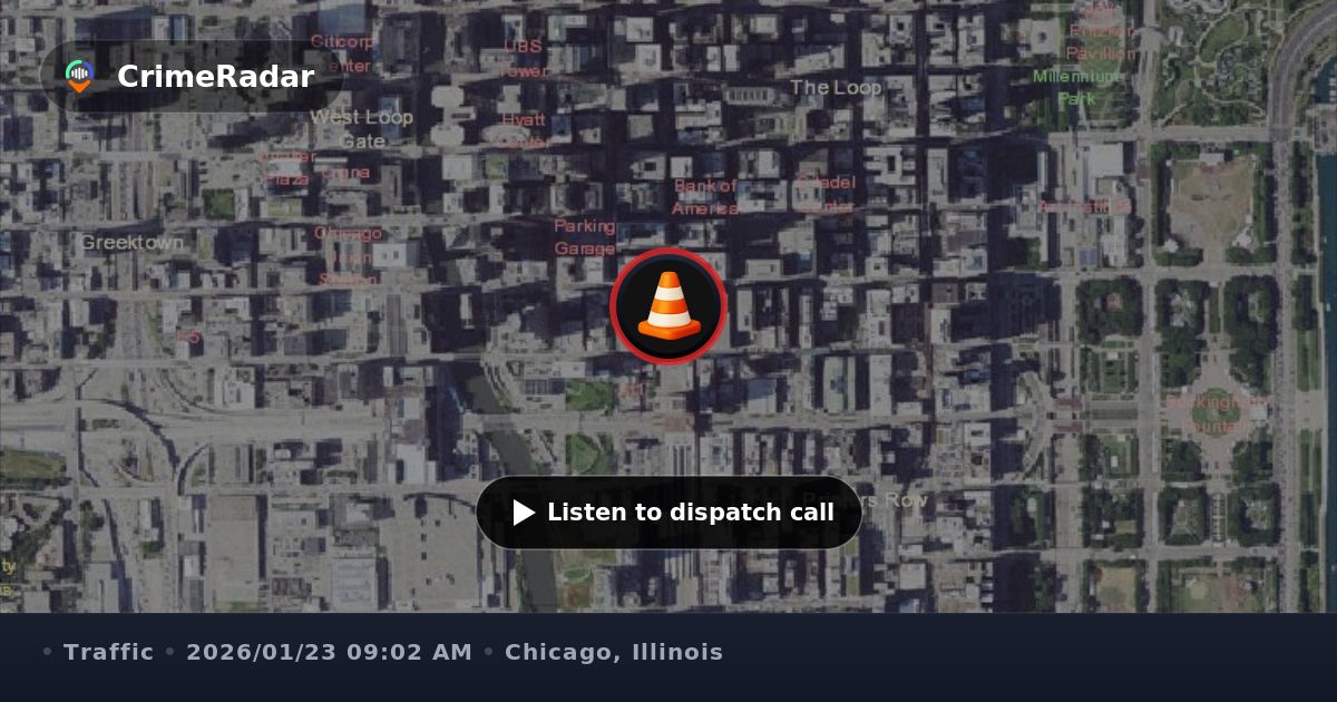 Traffic crash near Lower Wacker Dr, Chicago IL | CrimeRadar