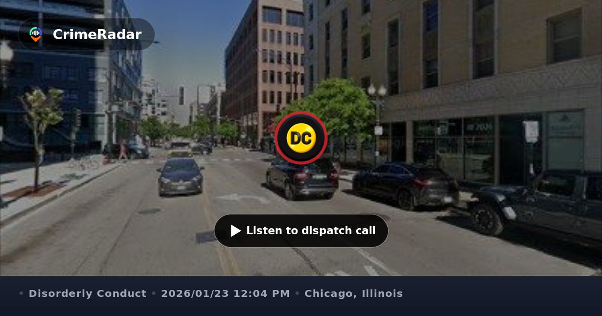 Disturbance reported at Clark and Division station, Chicago IL | CrimeRadar