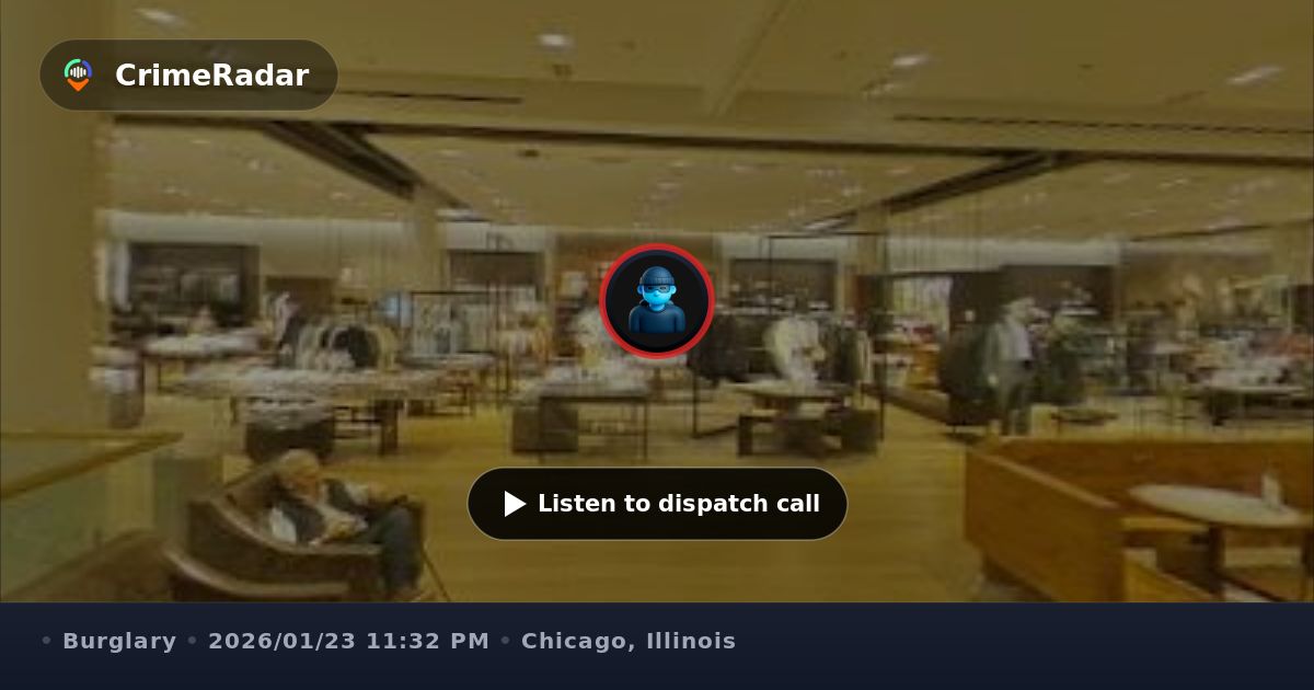 Possible break-in at downtown retail store, Chicago IL | CrimeRadar