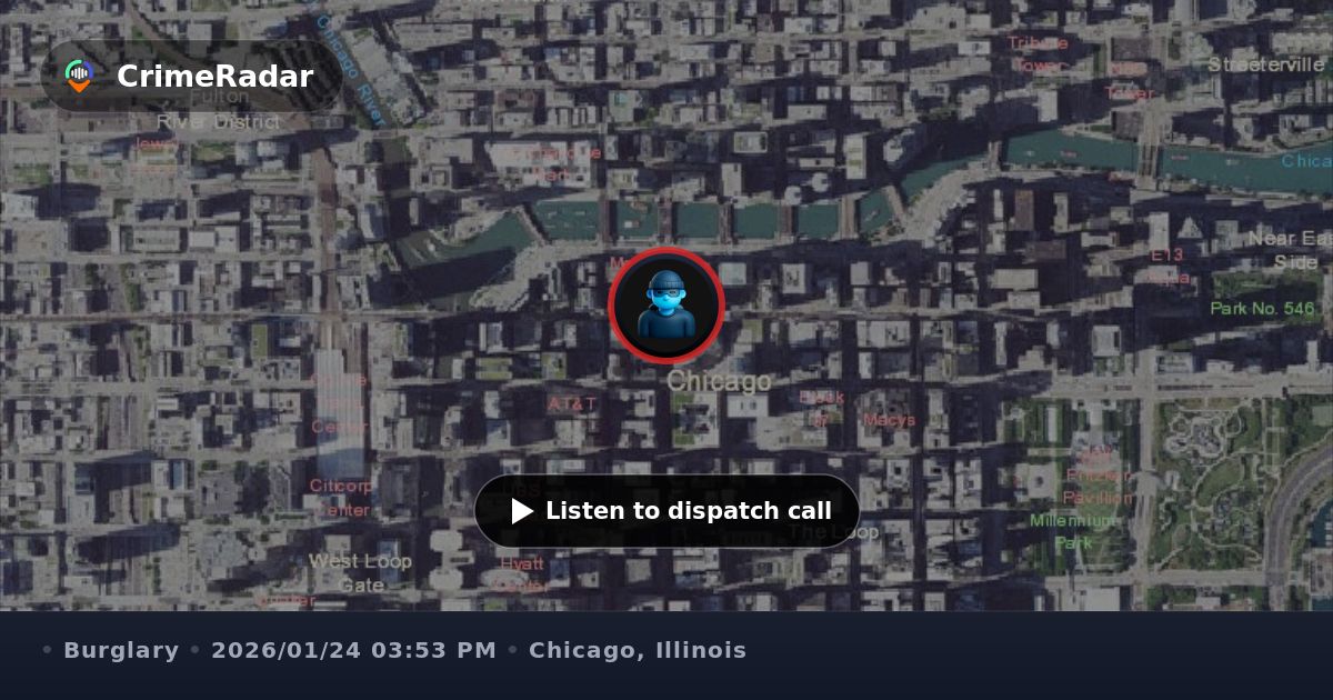 Possible glass break at Madison St business, Chicago IL | CrimeRadar