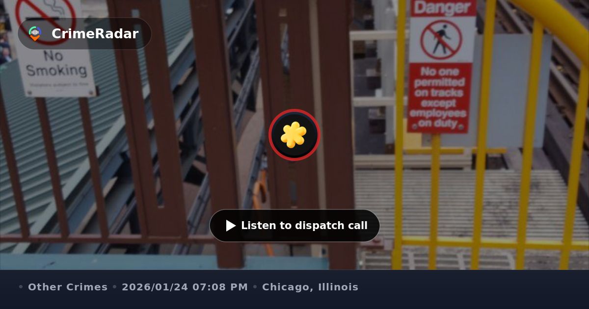 Possible safety check conducted at Pritzker Park, Chicago IL | CrimeRadar