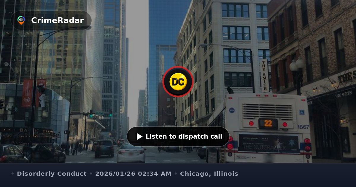 Noise complaint near West Kinzie, Chicago IL | CrimeRadar