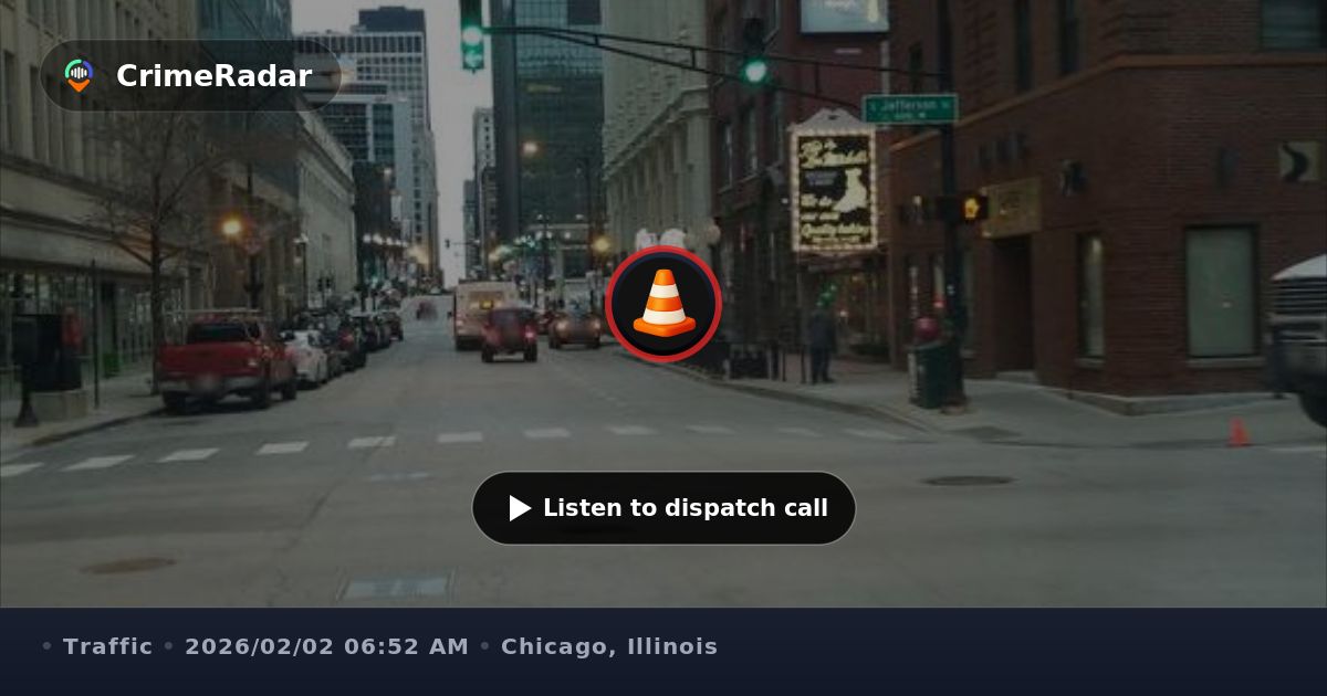 Traffic signals malfunction near Jackson and Jefferson, Chicago IL ...