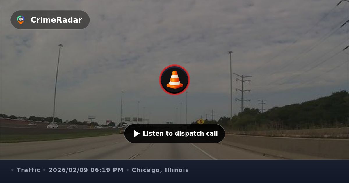 Traffic collision reported near 33rd on Dan Ryan, Chicago IL | CrimeRadar