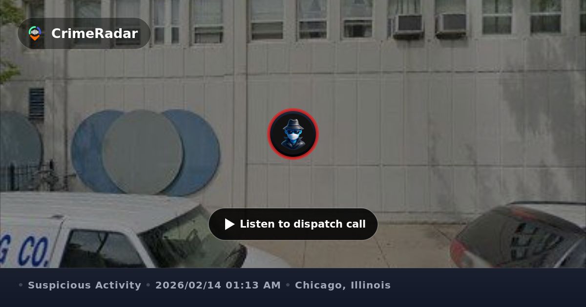 Well-being check after reported robbery in building, Chicago IL ...