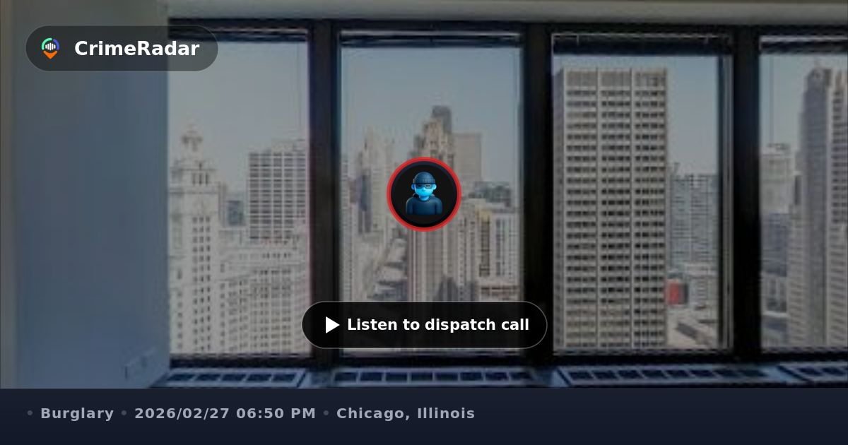 Trespasser repeatedly returns to Wacker Drive property, Chicago IL ...