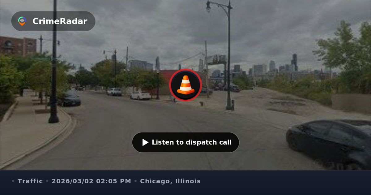Traffic stop at Superior and Kingsbury, Chicago IL | CrimeRadar