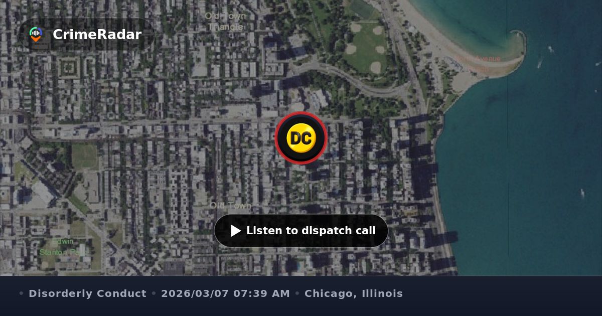 Cars blocking intersection and person urinating, Chicago IL | CrimeRadar