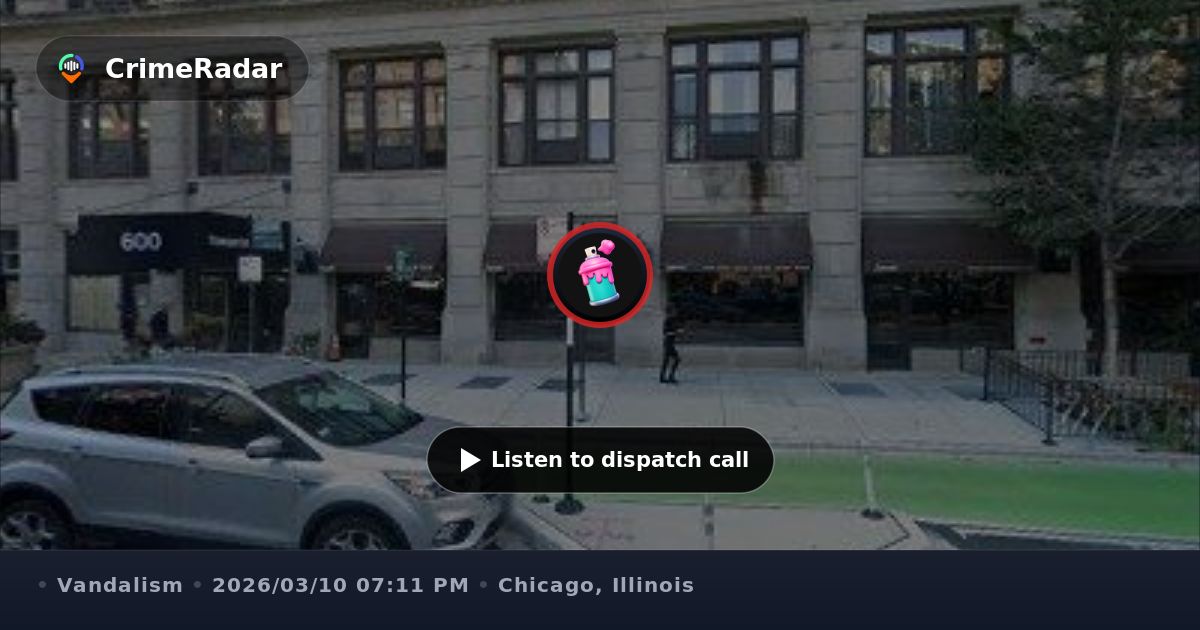 Man throwing objects at storefront window, Chicago IL | CrimeRadar