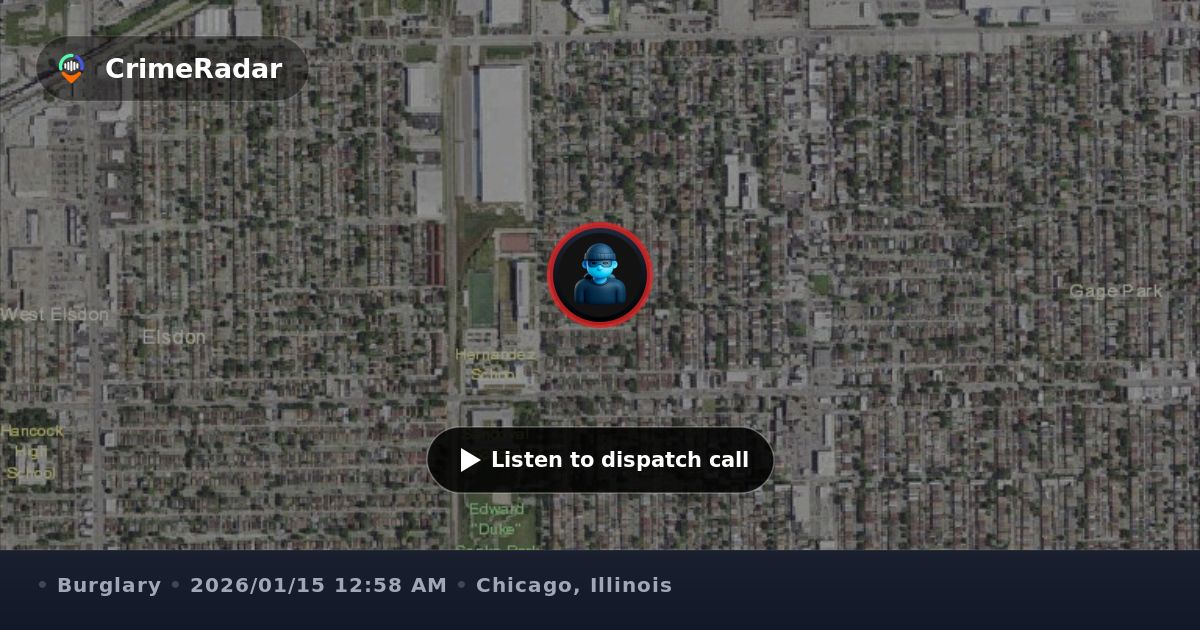 Alarm activated at Solorio High School, Chicago IL | CrimeRadar