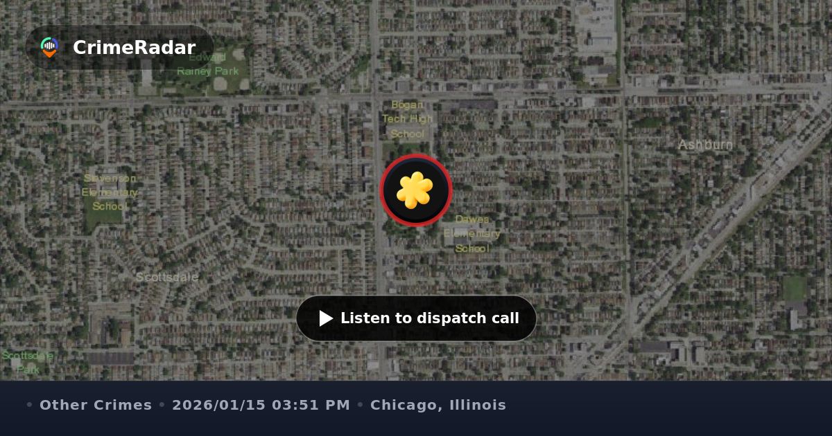 Loose dog spotted near 83rd and Columbus, Chicago IL | CrimeRadar