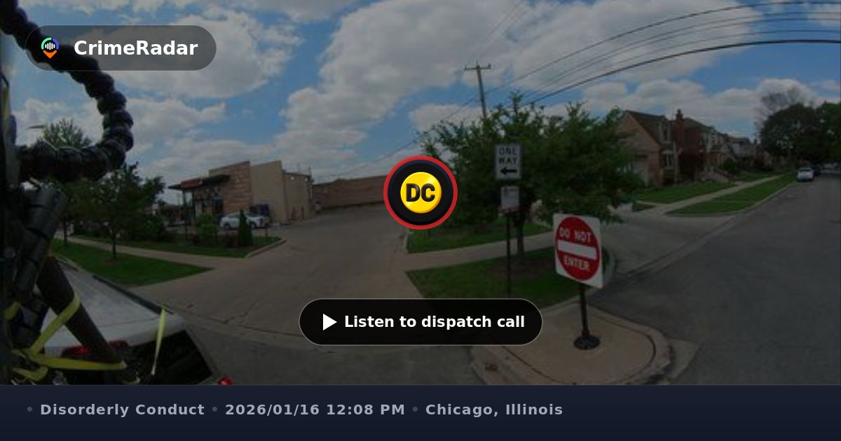 Intoxicated person refuses to leave restaurant, Chicago IL | CrimeRadar