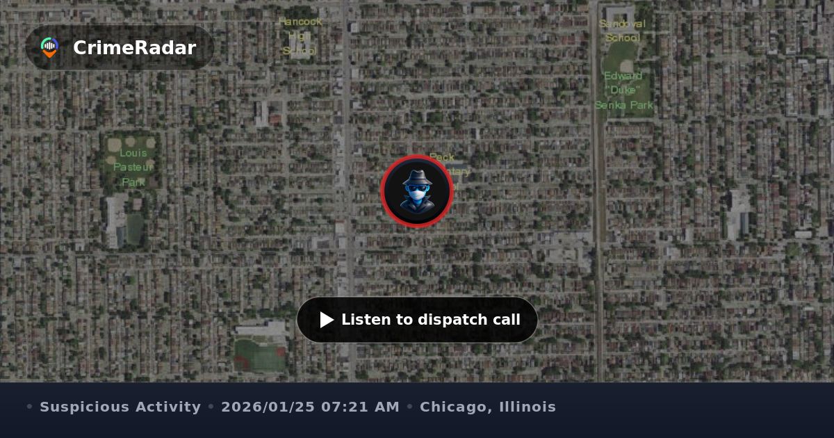 Possible distress call near West 59th Street, Chicago IL | CrimeRadar
