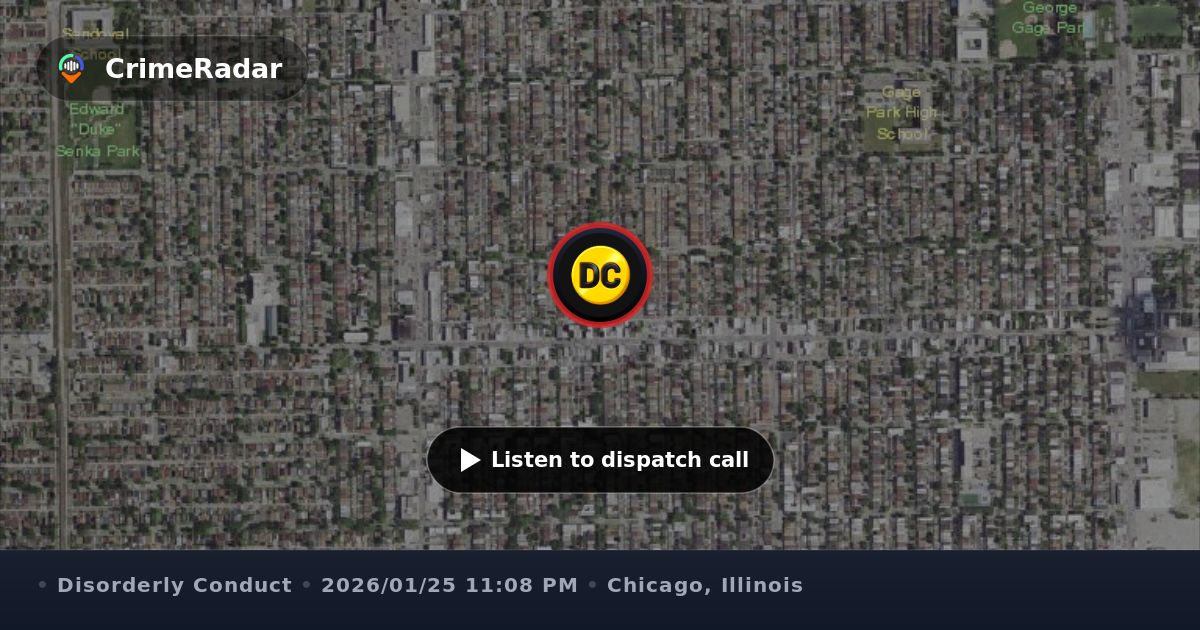 Disturbance at gas station on West 59th St, Chicago IL | CrimeRadar