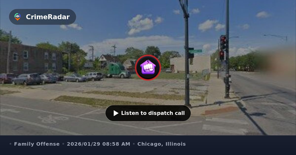 Threat reported involving hammer and knife near Loomis Blvd, Chicago IL ...