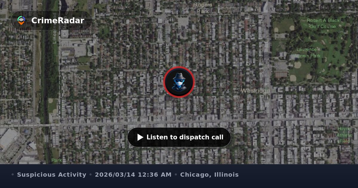 Suspicious activity reported at Maplewood apartment, Chicago IL ...