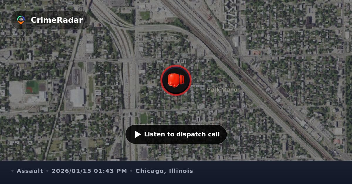 Possible battery near South Indiana Ave, Chicago IL | CrimeRadar