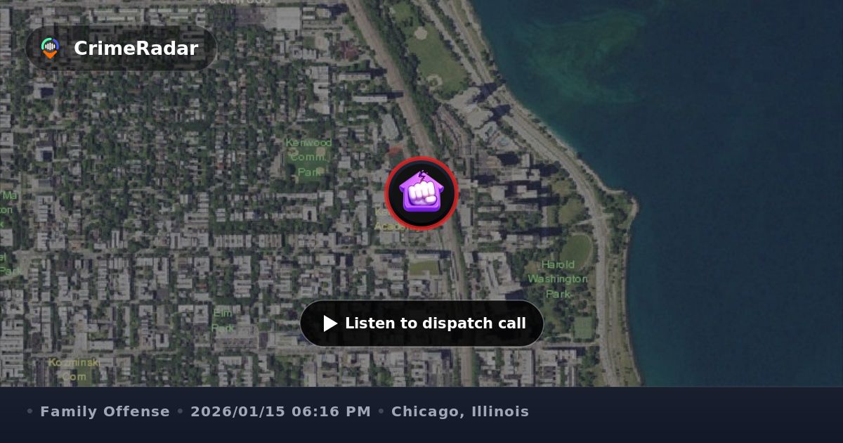 Possible domestic dispute at Madison Park, Chicago IL | CrimeRadar
