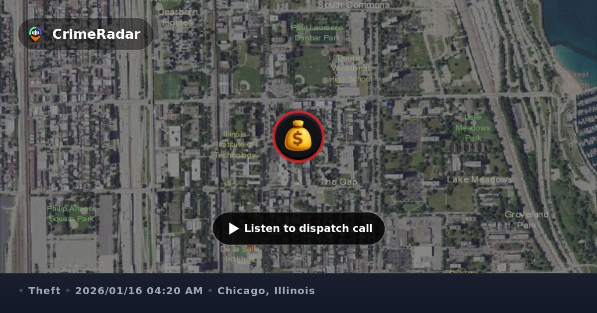 Possible theft near East 32nd St, Chicago IL | CrimeRadar