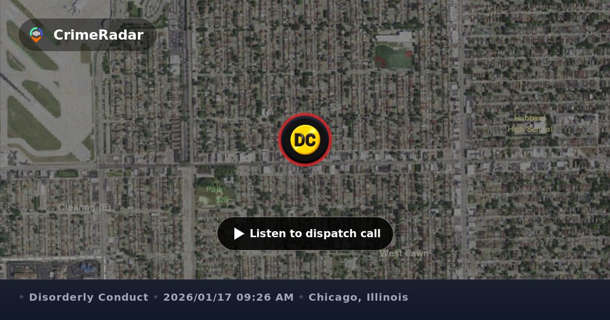 Disorderly person refuses to leave store near 63rd St, Chicago IL ...