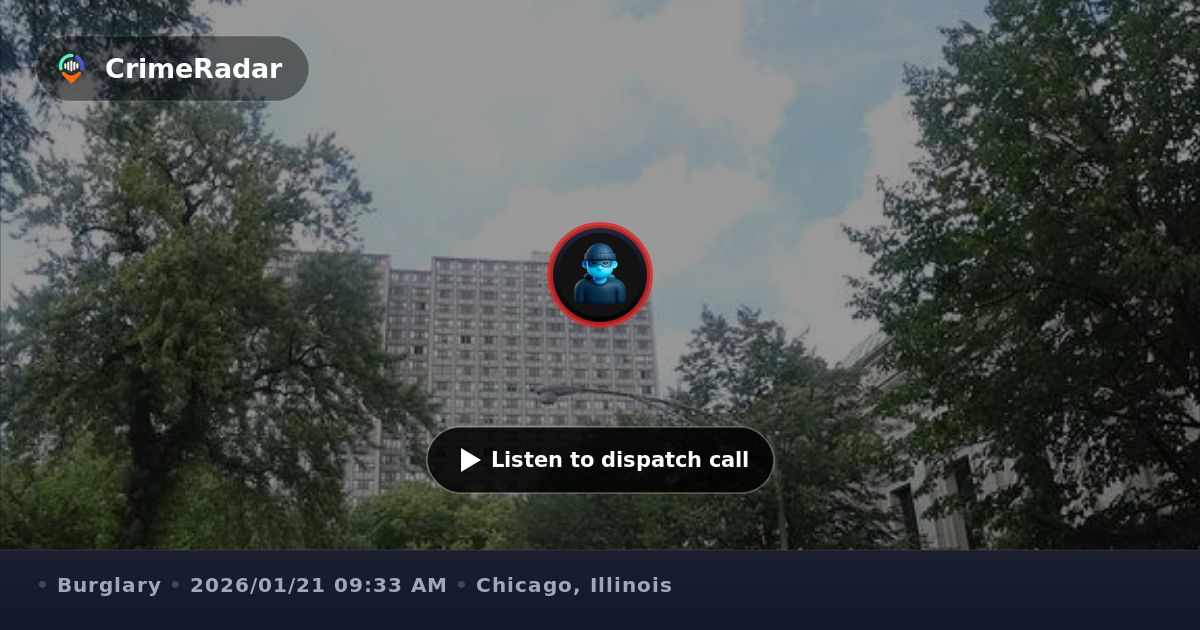 Burglar alarm triggers at Blackstone Library, Chicago IL | CrimeRadar
