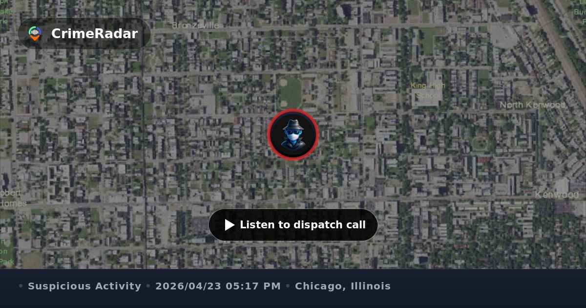 Driver reports being followed by green truck, Chicago IL | CrimeRadar