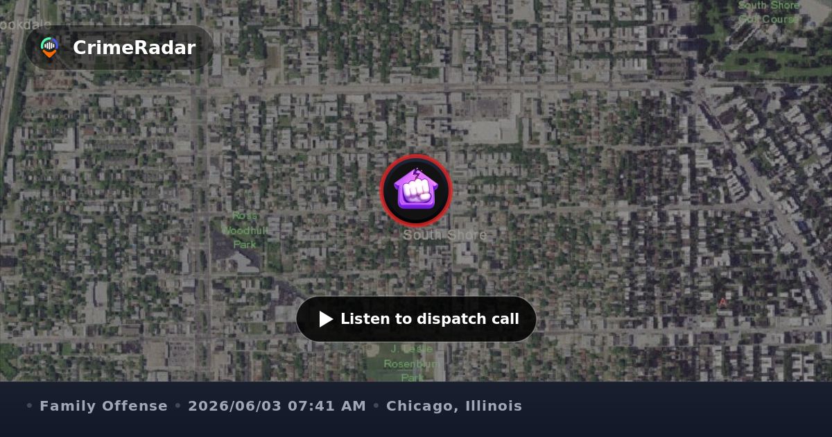 Family dispute involving damaged car windows, Chicago IL | CrimeRadar